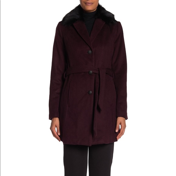 Andrew Marc | Jackets & Coats | Andrew Marc Wool Genuine Dyed Fox Fur ...